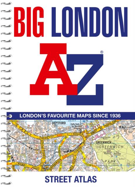 Big London A-Z Street Atlas | A-Z Maps | Géographie | 9780008663506 | Club