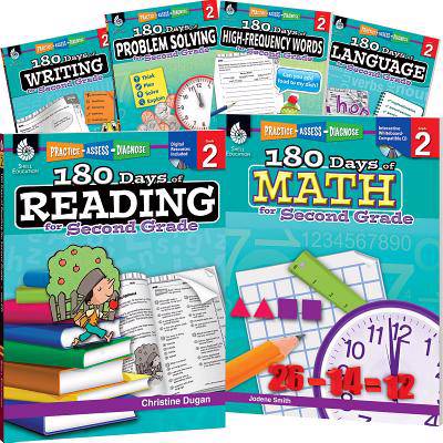 180 Days(tm) Reading, High-Frequency Words, Math, Problem Solving ...