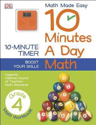 10 Minutes a Day: Math, Fourth Grade | Dk | Mathématiques ...