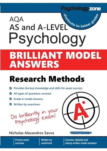 AQA Psychology BRILLIANT MODEL ANSWERS | Nicholas Savva | Enseignement ...