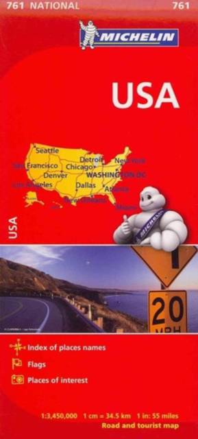 Michelin USA Road Map | Librairie Club