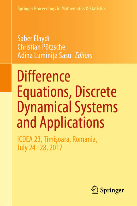 Difference Equations, Discrete Dynamical Systems and Applications | | Calcul | 9783030200152 ...