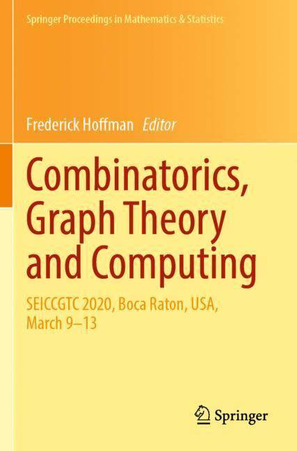 Combinatorics, Graph Theory and Computing | | Mathématiques | 9783031053771 | Librairie Club