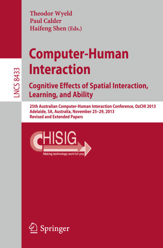Computer-Human Interaction. Cognitive Effects of Spatial Interaction ...