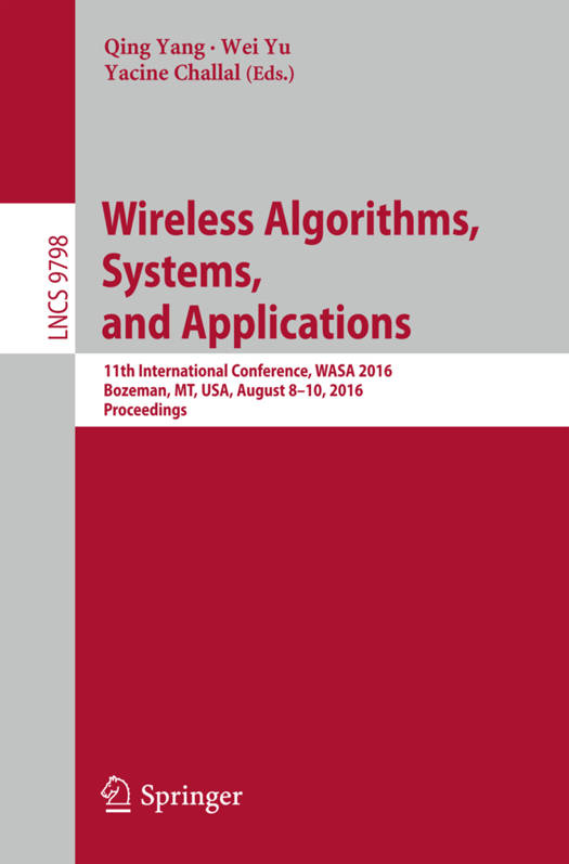 Wireless Algorithms, Systems, and Applications | | Algorithmes ...