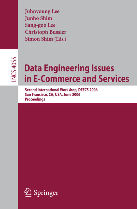 Data Engineering Issues in E-Commerce and Services | | Informatique appliquée | 9783540354406 ...