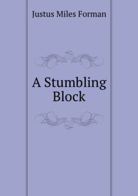 A Stumbling Block | | Histoire | 9785880207152 | Librairie Club