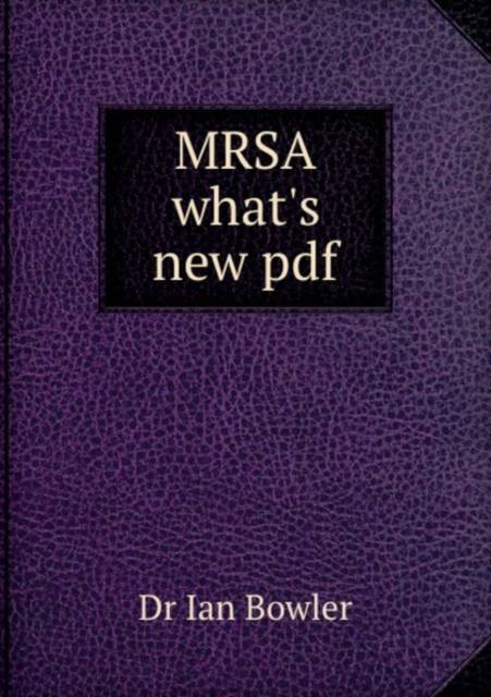 MRSA what's new pdf | | Histoire | 9785880741939 | Librairie Club